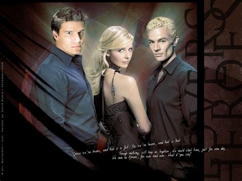 Angel Buffy And Spiketriangle Bangel Vs Spuffy Wallpaper 658435 Fanpop