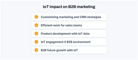 IoT For B B Marketing Customer Engagement Key Benefits