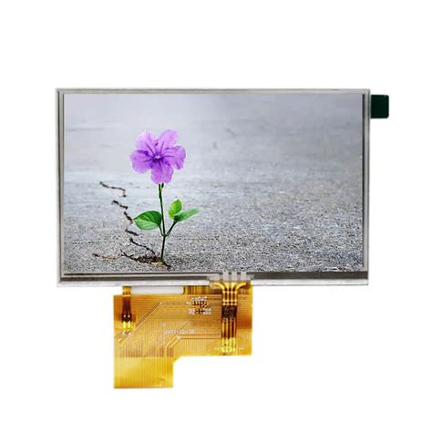 4 3 Inch 480x272 IPS Bright LCD Screen RGB 24 BIT Interface Wide Temperature Touch Display
