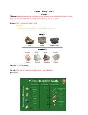 Minerals And Igneous Rocks Study Guide Course Hero