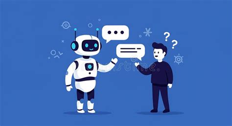 Ai Chatbot Assisting A User Solving Queries With Artificial