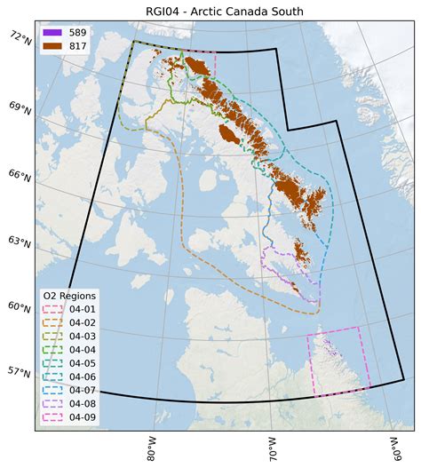 04: Arctic Canada South — The Randolph Glacier Inventory version 7