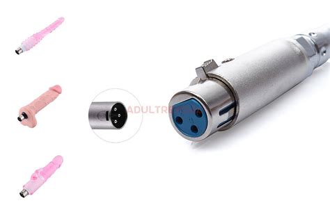 3 Prong XLR Dildo Adapter Sex Machine Accessory Sale
