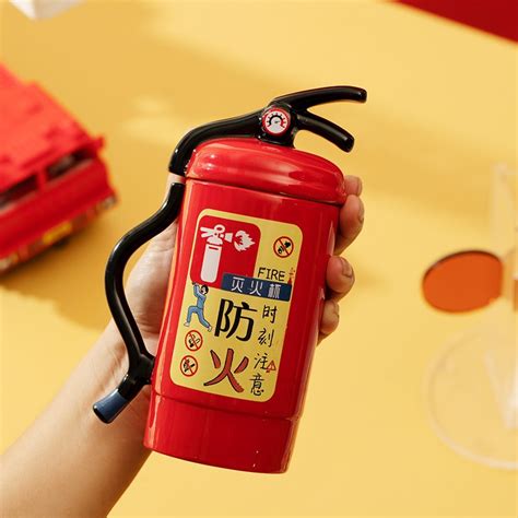 水杯稀奇古怪陶瓷创意杯子带盖马克杯办公室奇奇怪怪的杯子灭火器 阿里巴巴