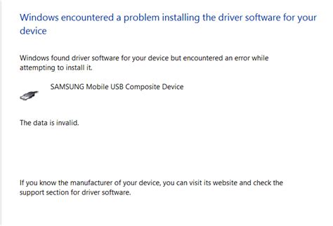 Fixed Windows Found Driver Software For Your Device But Encountered An Error While Attempting