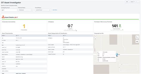 Ot Security Dashboards Ot Security Add On For Splunk
