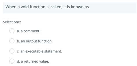 Solved What Is Wrong With The Following Function Body Void