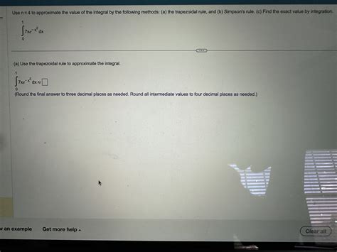Solved Use N To Approximate The Value Of The Chegg