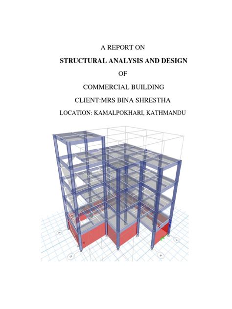 Old Structural Report Pdf Beam Structure Structural Load