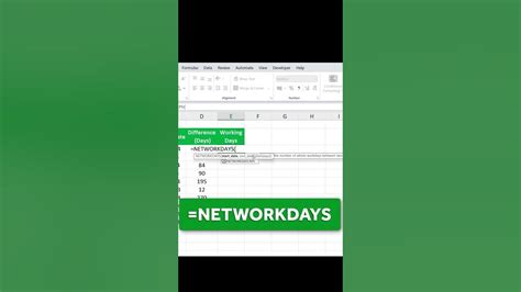 master the networkdays function in excel calculate workdays easily