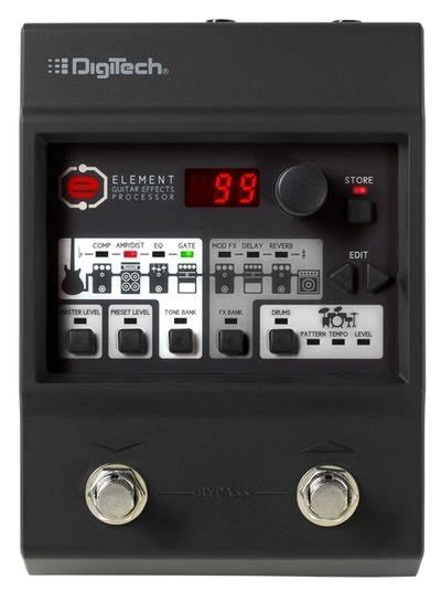 Digitech Element Multi Effects Pedal Settings Guitar Chalk
