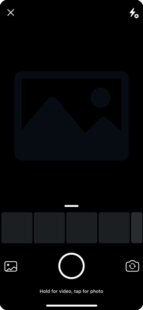 Camera Click Interface For Mobile Application Photo Ui With Shutter Flash And Gallery Icon