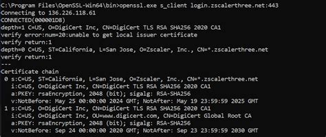 Zscaler Login Server Ssl Handshake Issue