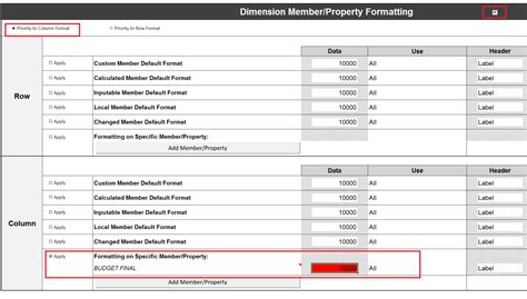 Solved Unable To Lock Hide Cells Using The Epm Formatti Sap