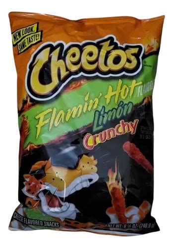 Cheetos Crunchy Flamin Hot Limón Papitas Americanas 240gr