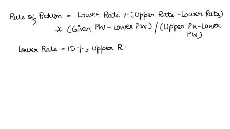 SOLVED A Percent A Use Linear Interpolation To Find The Approximate Value Of The Rate Of
