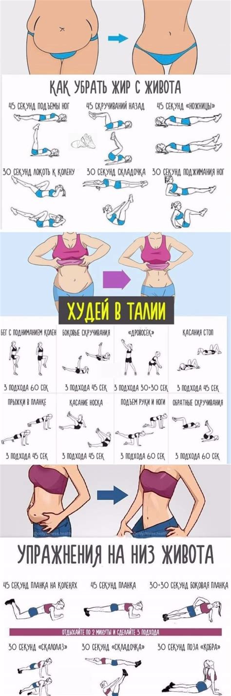 Физкультпривет Упражнения Тренировки мышц живота Планы тренировок