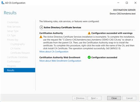 Set Up The Microsoft Ad Cs Role Securosys Docs