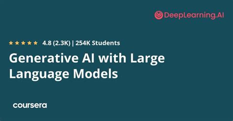 Deepak Bhimaraju On Linkedin Generative Ai With Large Language Models