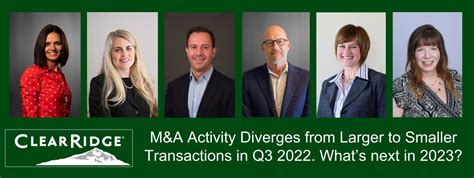 Manda Activity Diverges From Larger To Smaller Transactions In Q3 2022 Whats Next For Manda In 2023