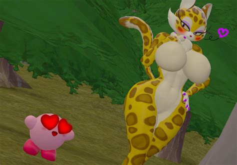 Rule 34 3d Big Breasts Blush Clawroline Heart Heart Eyes Kirby Kirby