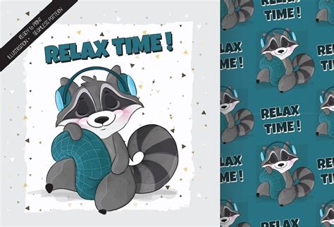 귀여운 너구리 그림 이미지 Freepik에서 무료 다운로드