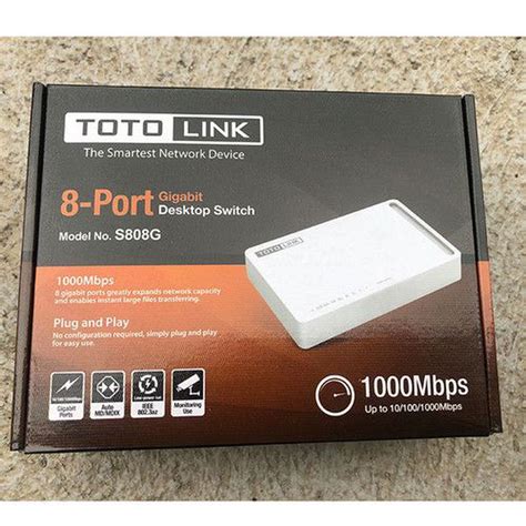 Switch 8port Gigabit Ethernet Port Totolink