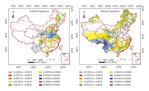 Temporal Variation And Spatial Distribution Of Cultural Vegetative And Download Scientific