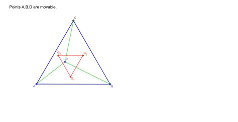Equilateral Triangle Inside An Equilateral Triangle Geogebra