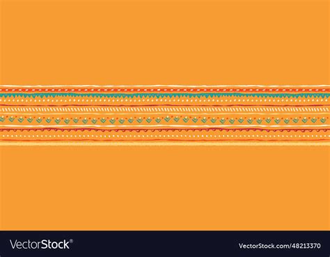 Hand Drawn Abstract Seamless Pattern Doodle Vector Image