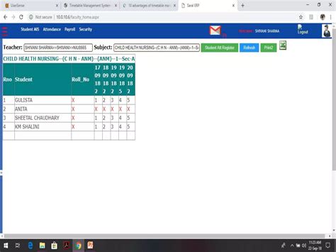 Time Table Management System Pptx Computing Technology And Computing