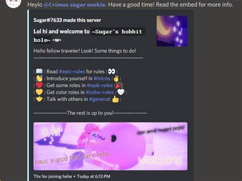 Embed Time Discord Embedding How To Introduce Yourself