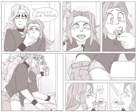 Rule 34 Bathroom Bent Over Bent Over Counter Brother Brothers Choker Comic Curly Hair Dee
