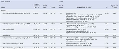 Functional And Structural Brain Differences In Bipolar Disorder A