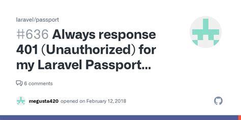 Always Response 401 Unauthorized For My Laravel Passport Generated Oauth 2 Token · Issue 636