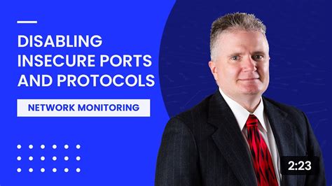 Disabling Insecure Ports And Protocols Youtube