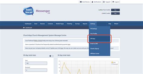 Integrating With Textlocal Legacy Churchsuite Support Articles