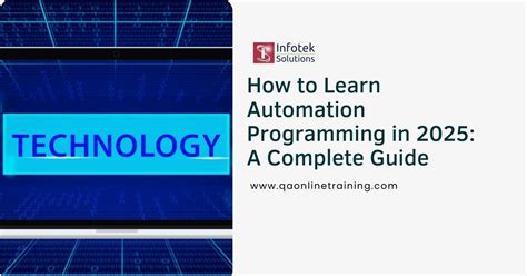 How To Learn Automation Programming Step By Step Guide