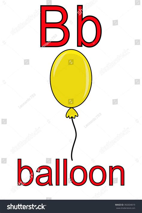 letter b is for balloon coloring page from letter b c