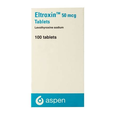 Eltroxin 50 Mcg 100 Tablets Tdawi Usa