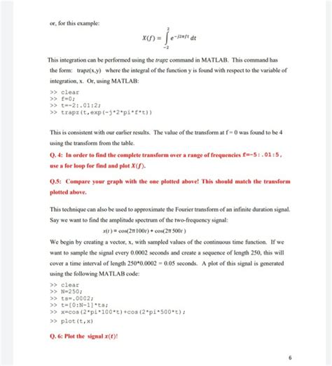 solved assign 1 evaluating fourier transforms with matlab