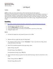 Understanding Work Energy Theorem Lab Experiment On Kinetic And Course Hero