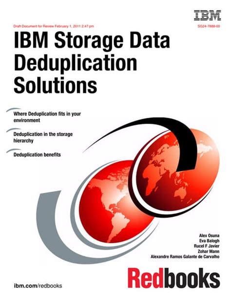 Implementing Ibm Storage Data Deduplication Solutions Sg247888 Pdf