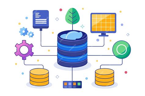 This Visual Depicts A Simplified Database Analysis Showing Connections