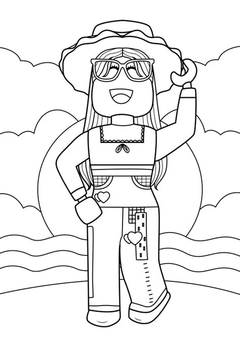 Roblox Coloring Pages Girl