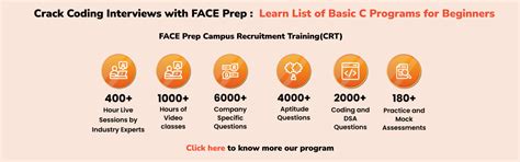 Must Solve C Programming Questions Complete List For Beginners