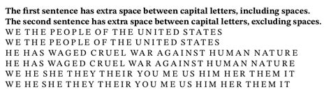 Typography Spacing Between Capital Letters TeX LaTeX Stack Exchange