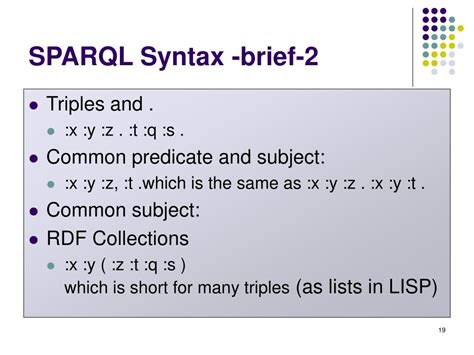 ppt empowering semantic web with sparql standard query language