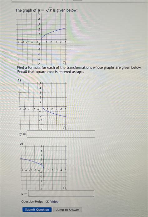 Solved Find A Formula For Each Of The Transformations Whose