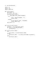 Ex10 Py Usr Bin Python3 Import Os Import Sys Import Platform Def